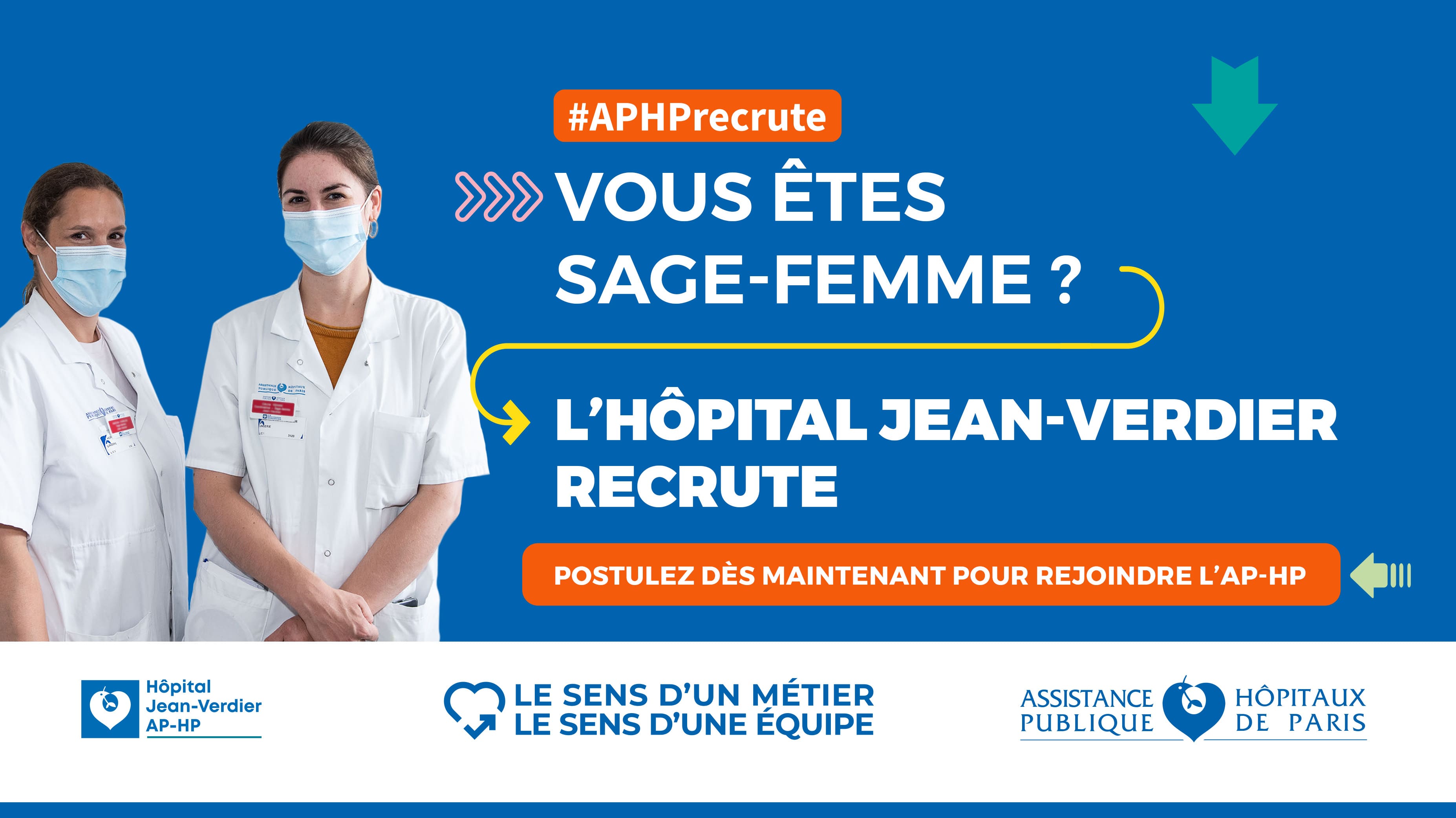 Générique Sage-femme JVR avec pros GHU - Portail du CHU 93